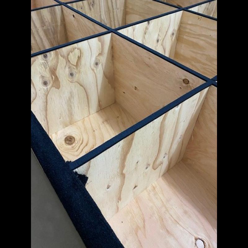 SoundRight 14” Black Home Theater Riser Platform W/ Optional Riser Step